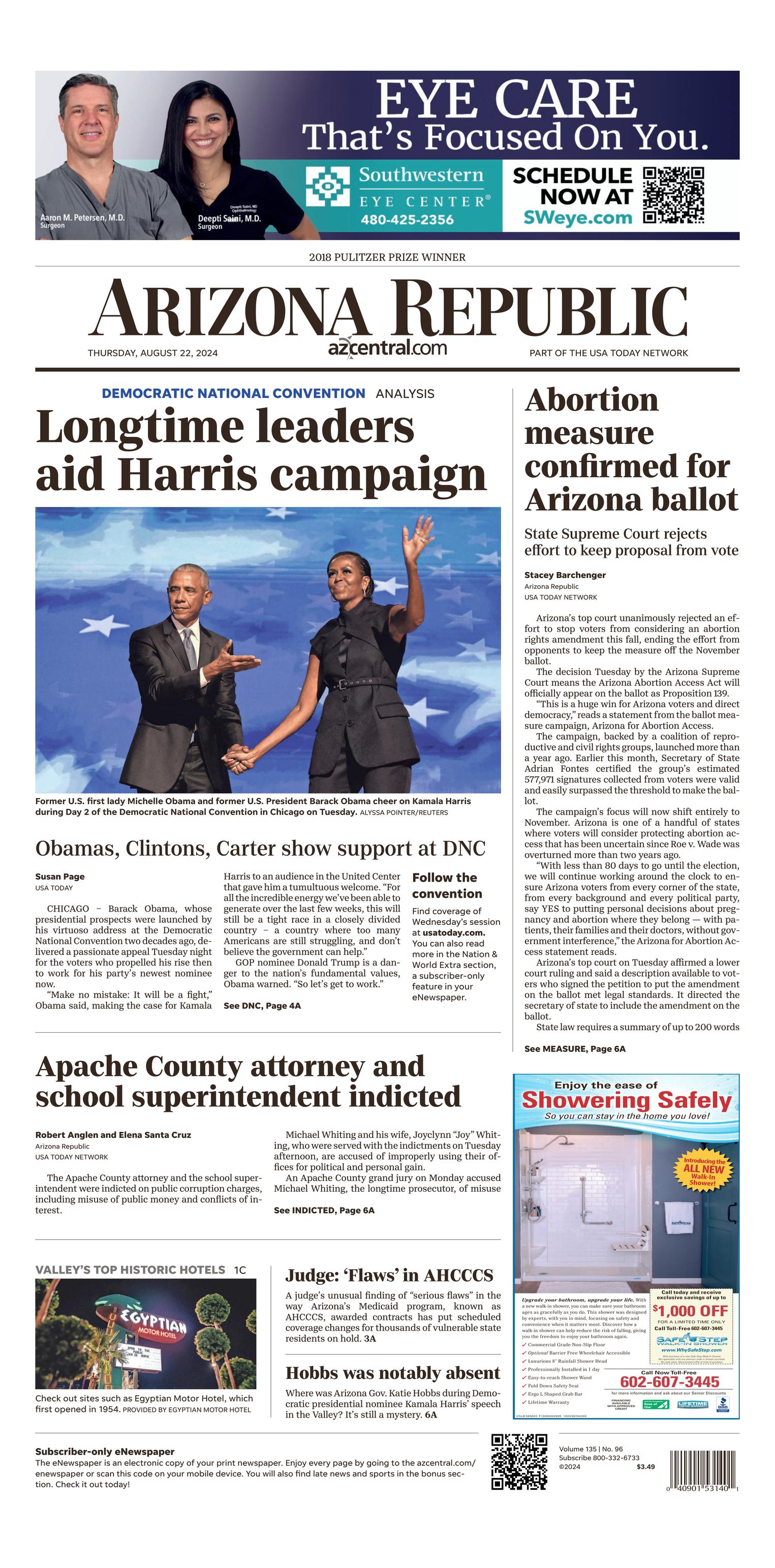The Arizona Republic Front Page