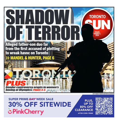 Toronto Sun Front Page