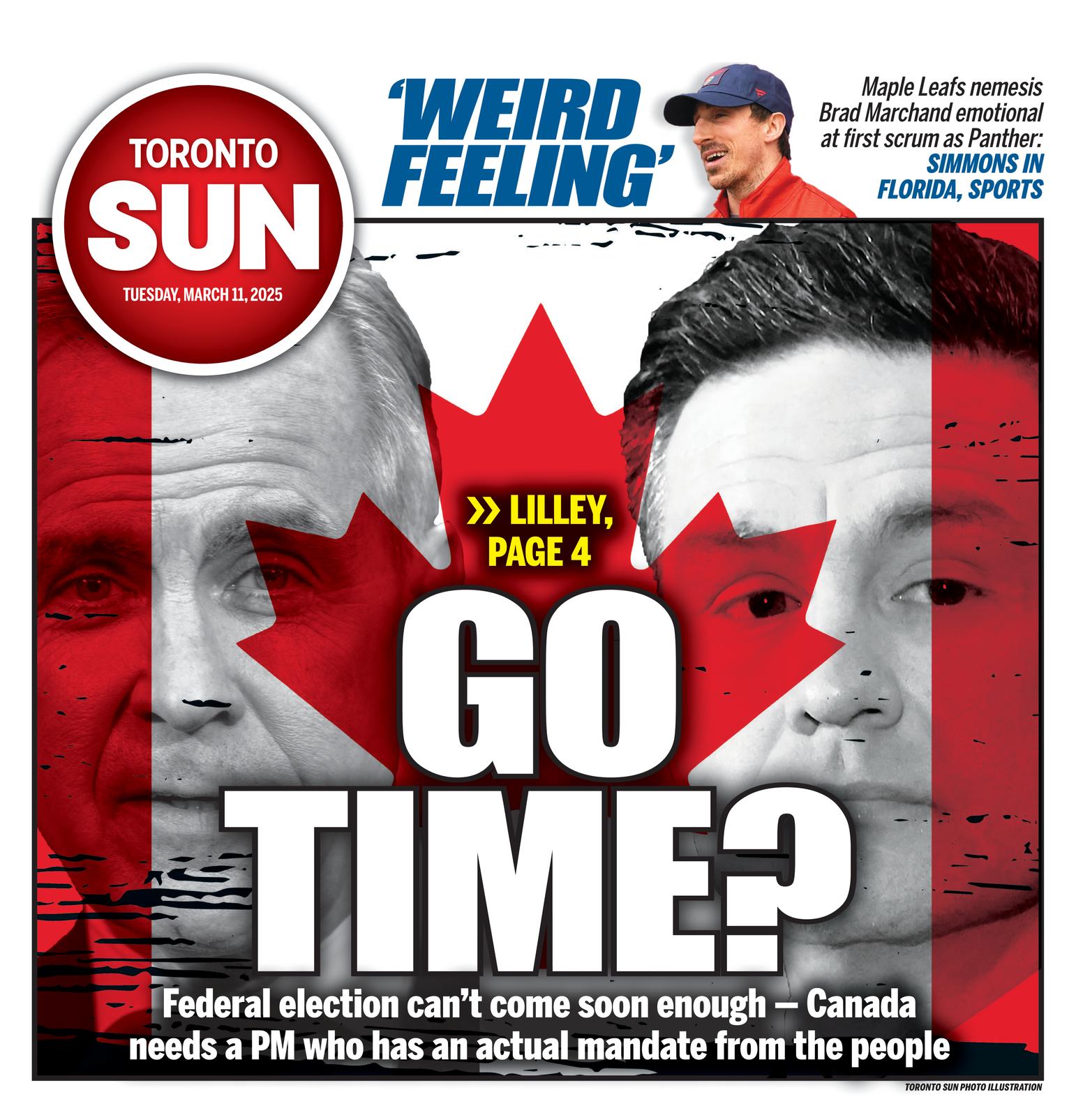 Toronto Sun Front Page