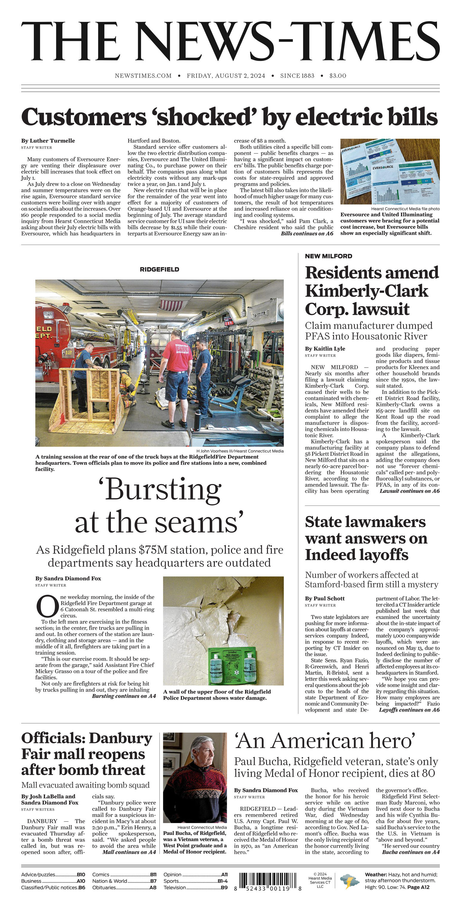 The News-Times Front Page
