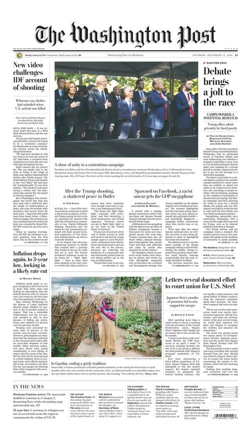 The Washington Post Front Page