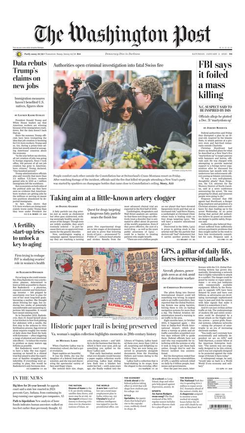 The Washington Post Front Page