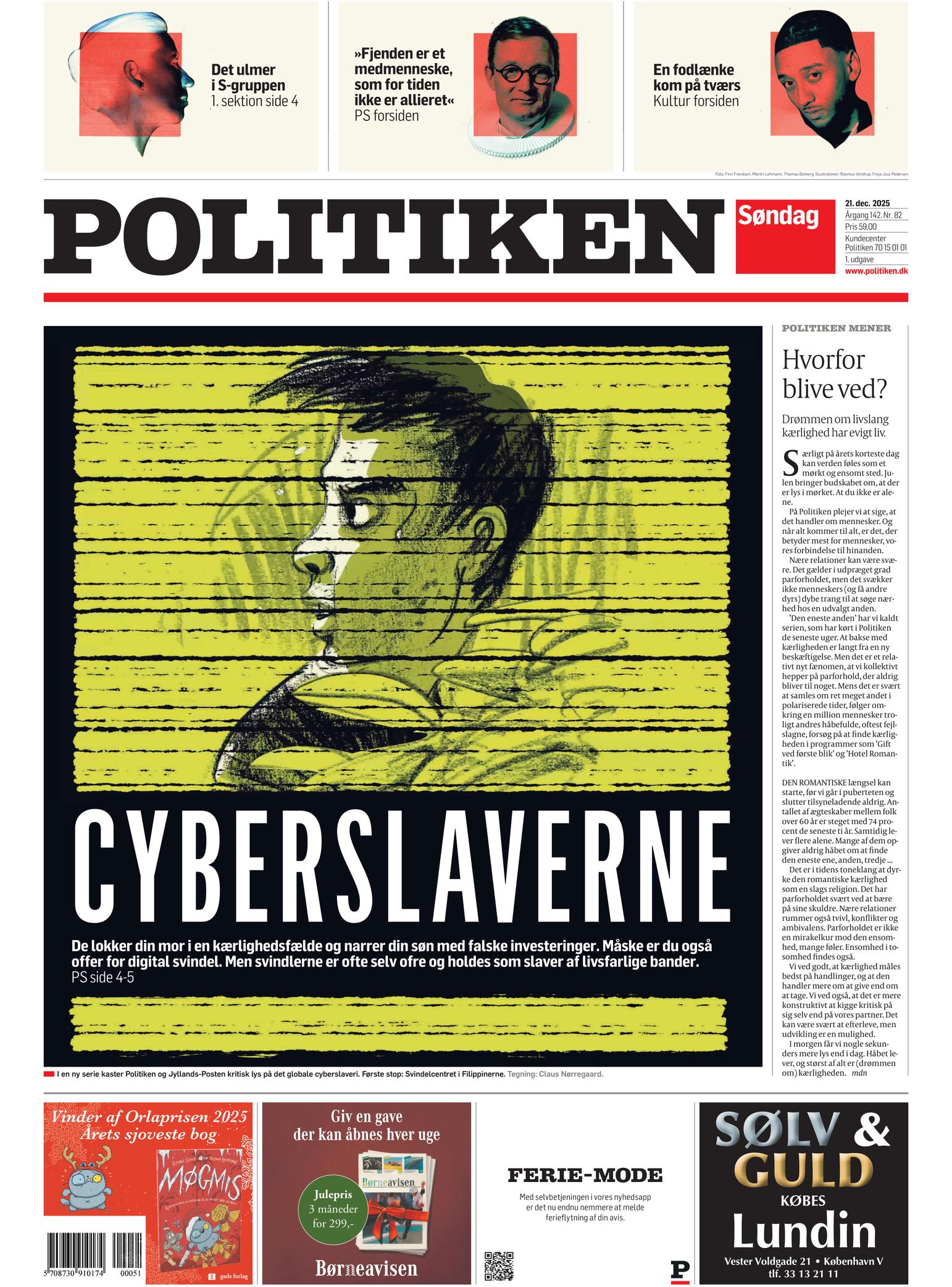 Politiken Front Page