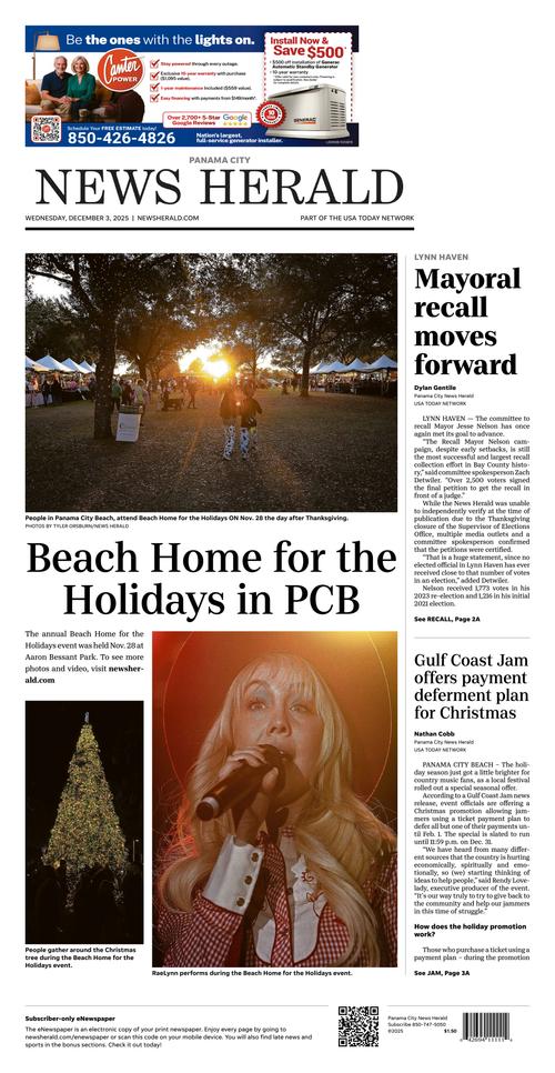 News Herald Front Page