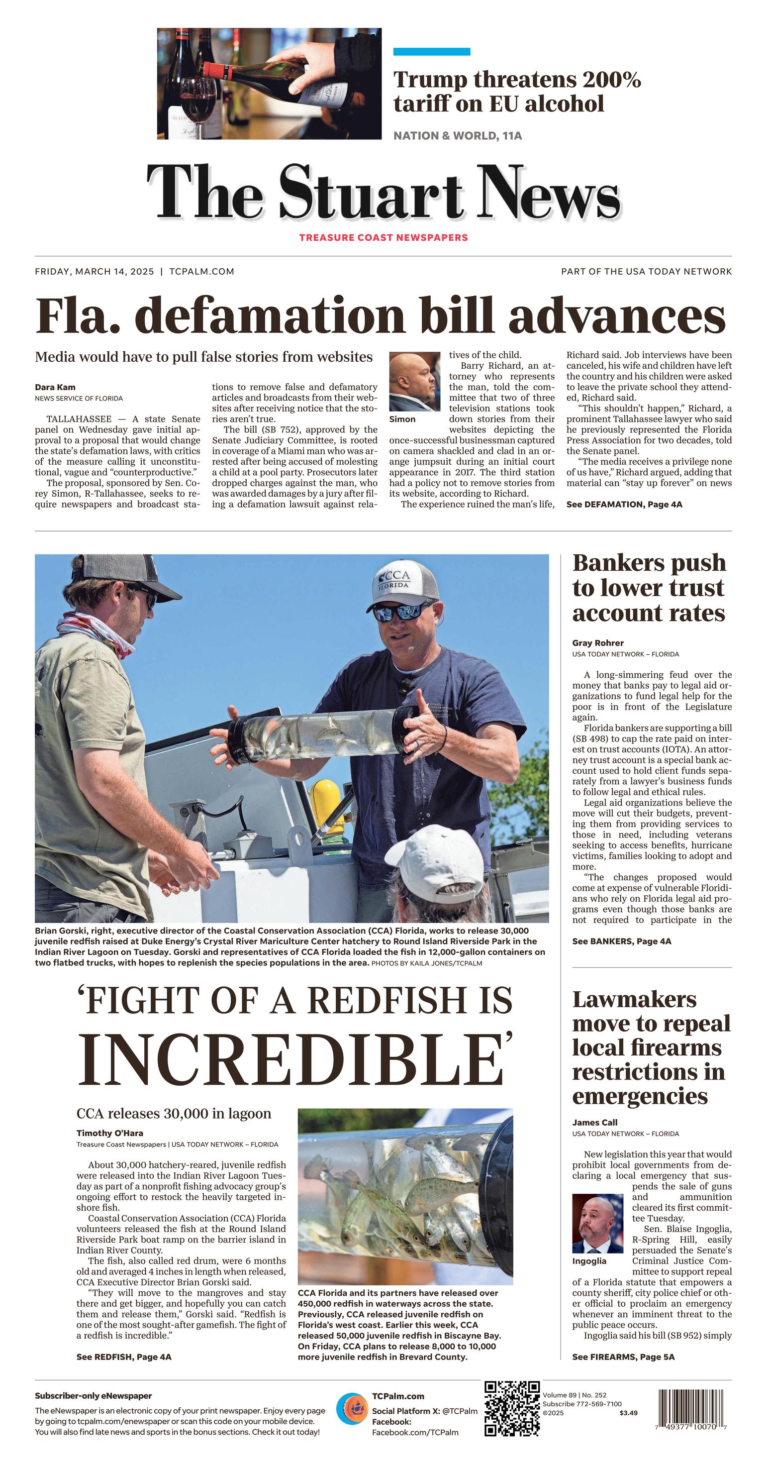 The Stuart News Front Page