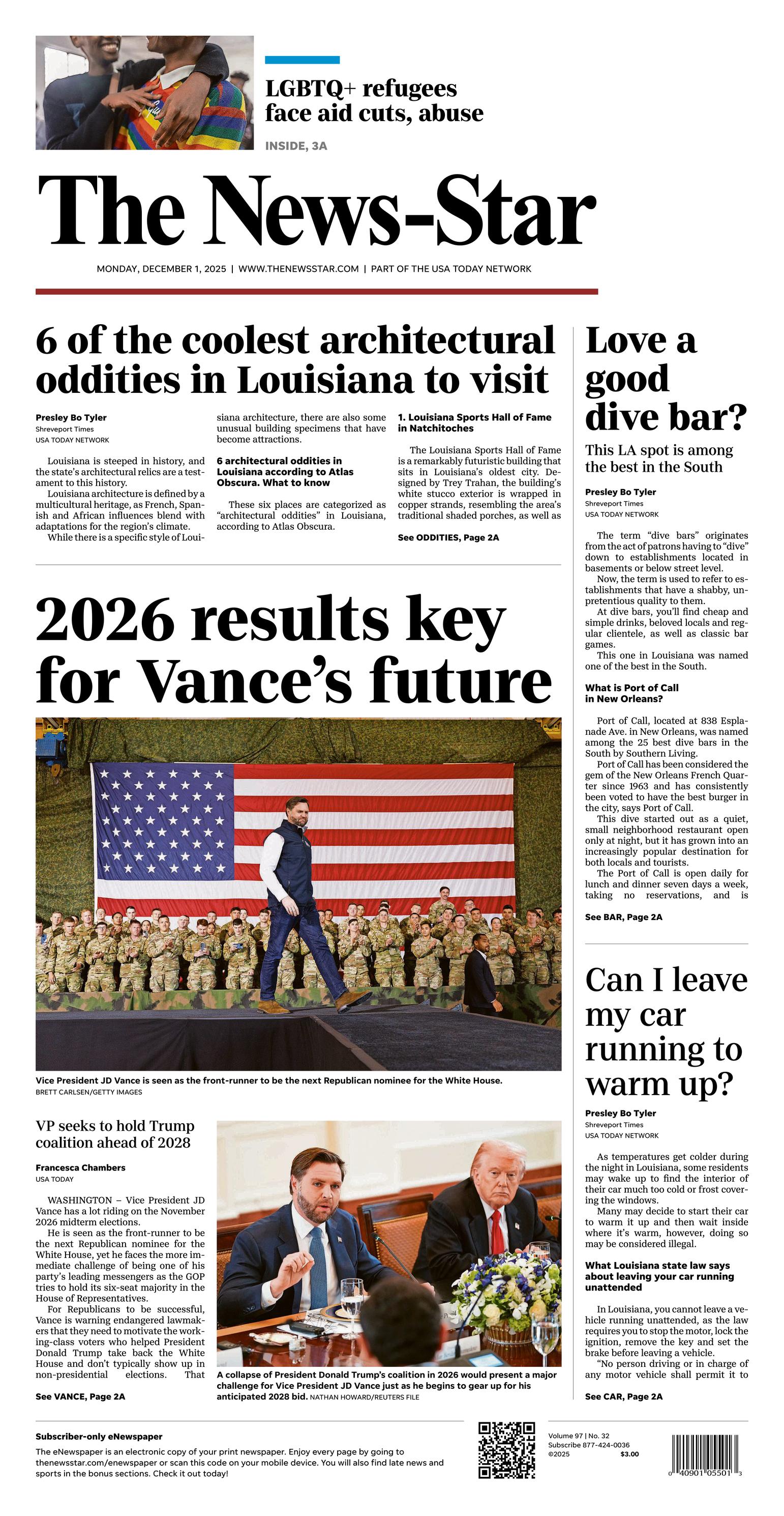 The News-Star Front Page