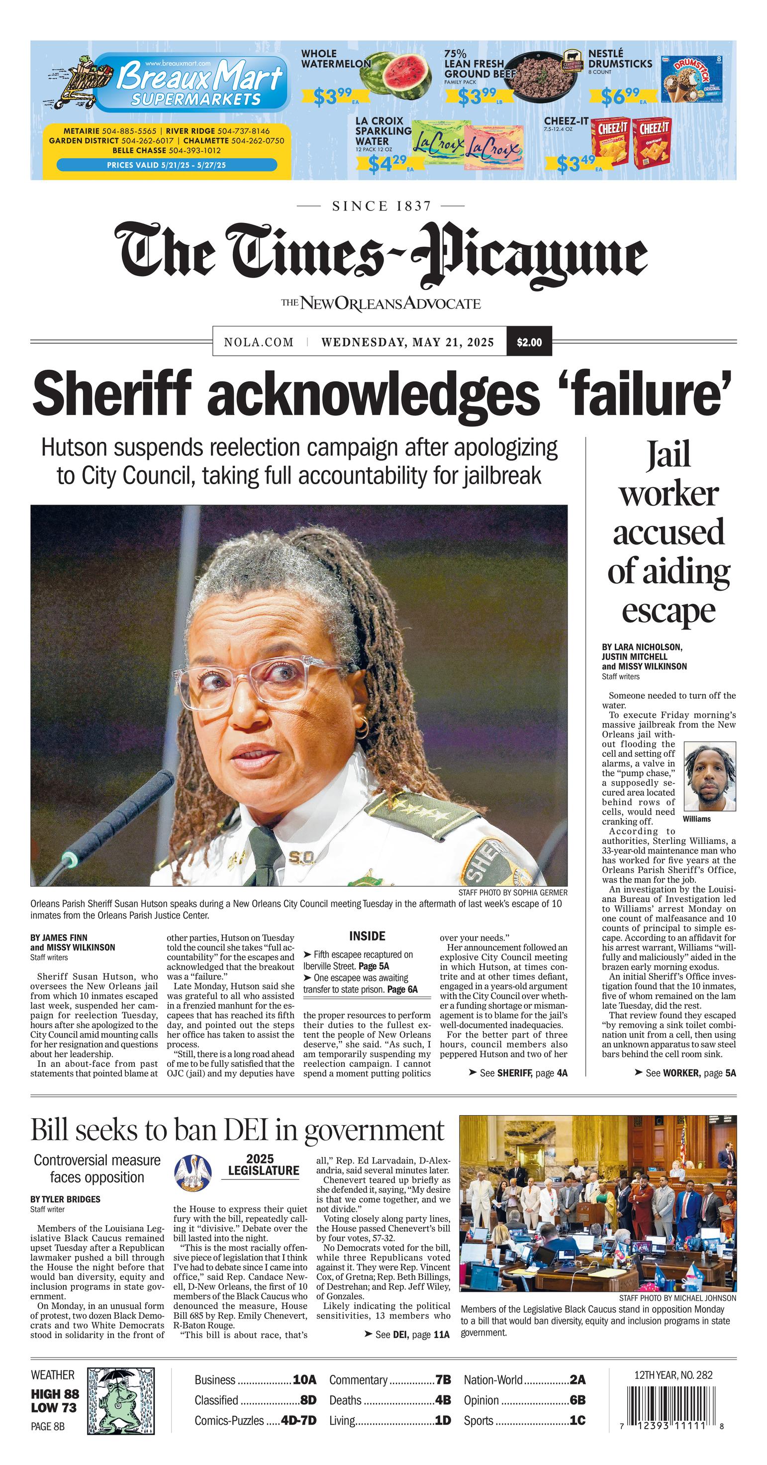 New Orleans Advocate Logo