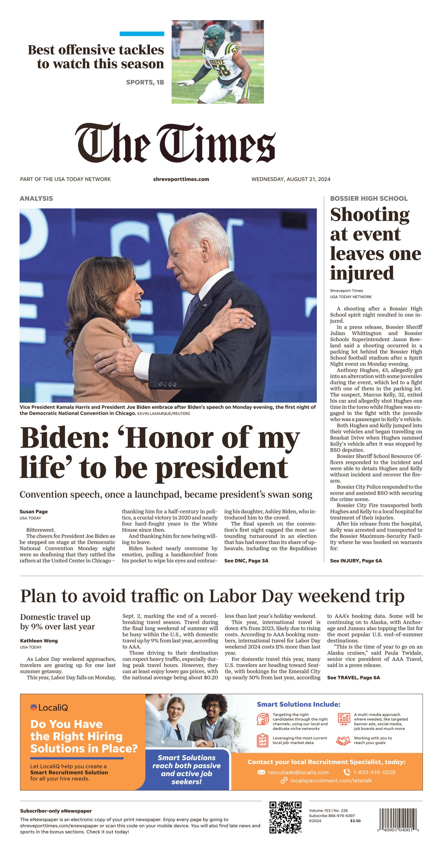 The Times Front Page