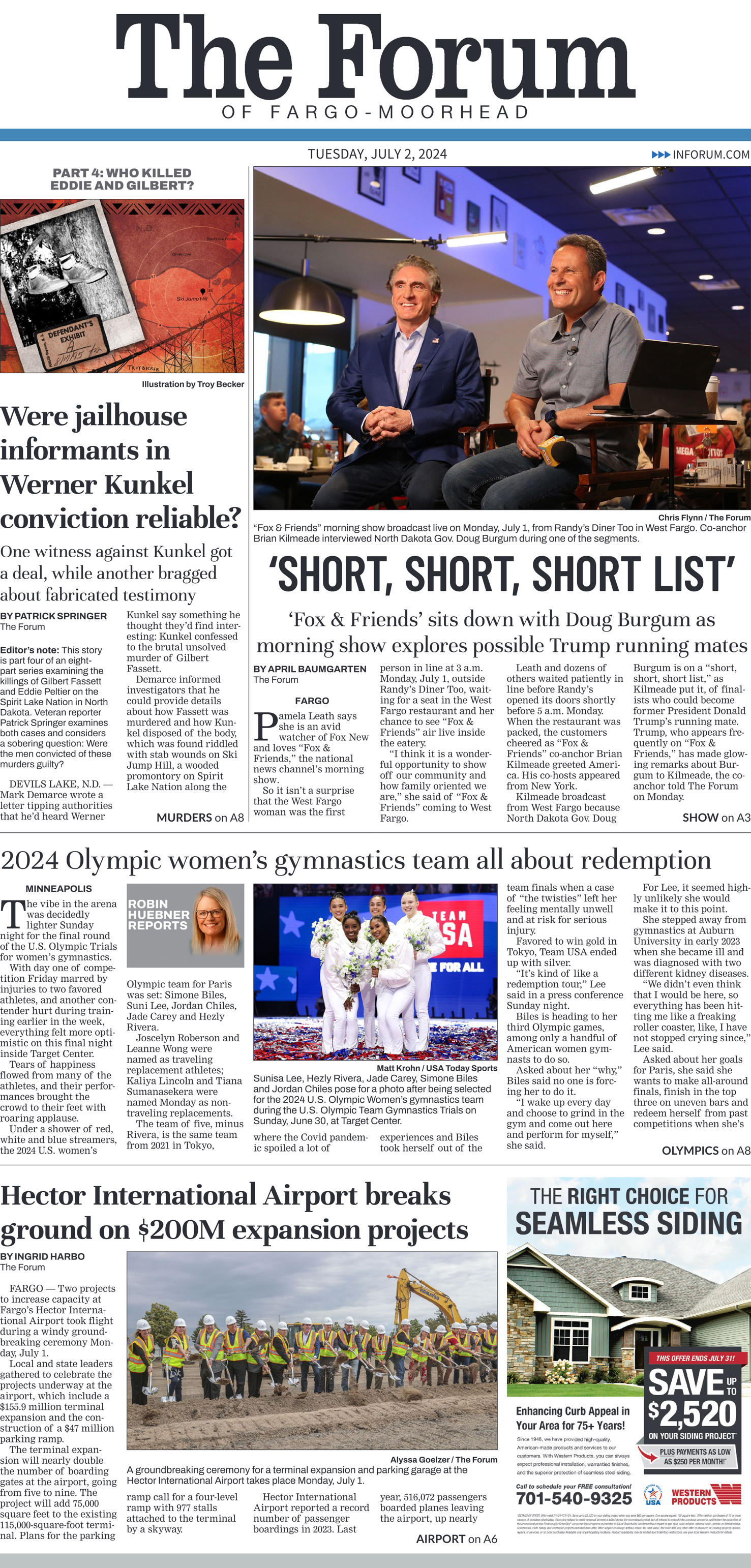 The Forum Front Page