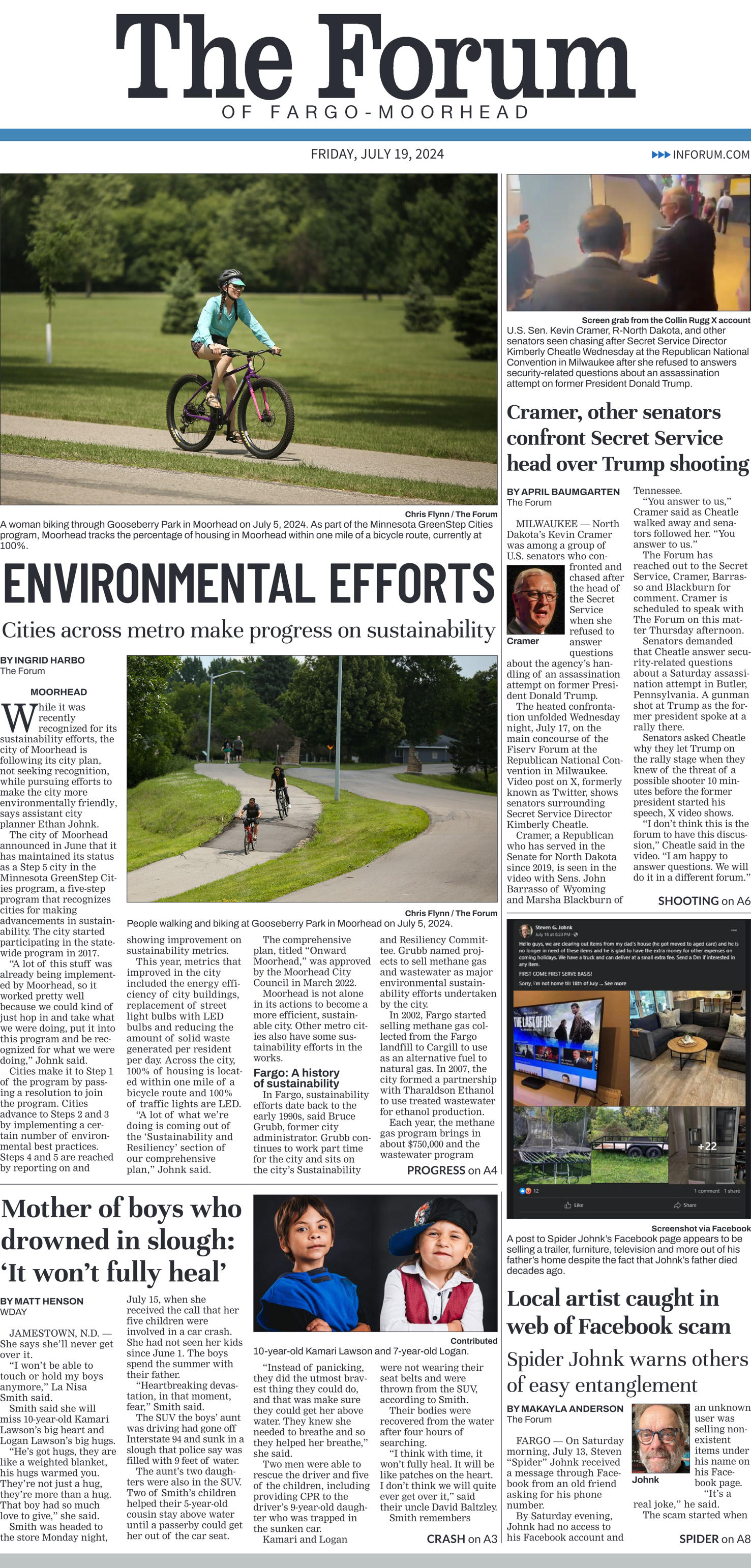 The Forum Front Page