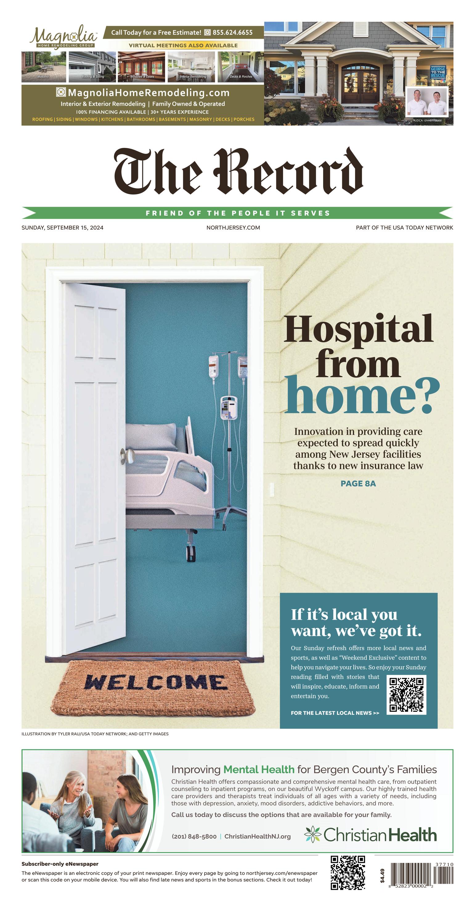 The Record Front Page