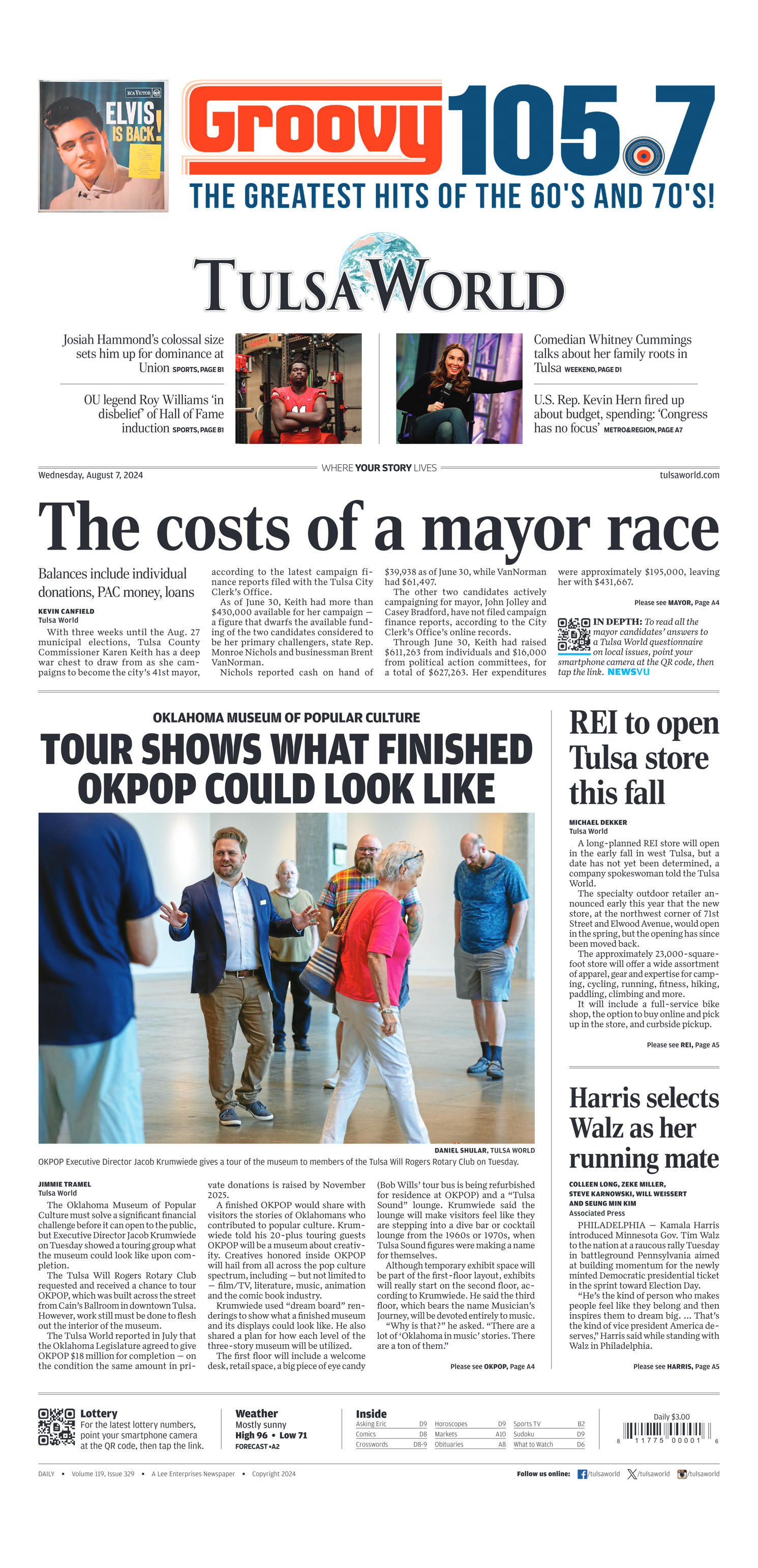 Tulsa World Front Page