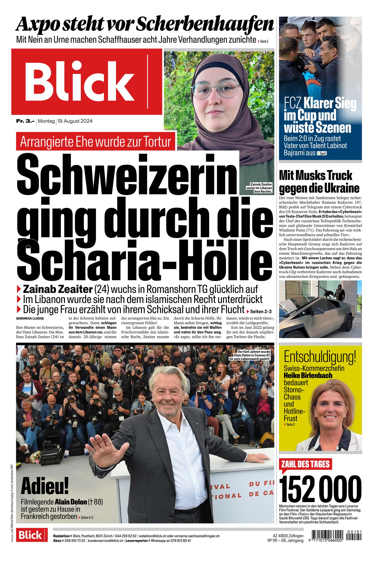 Blick Front Page