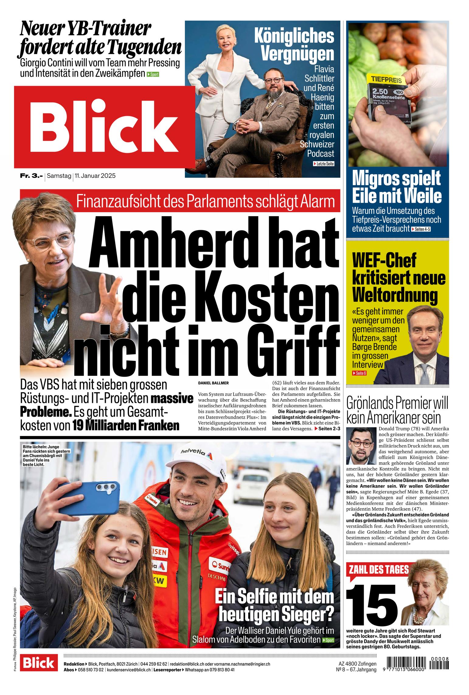 Blick Front Page