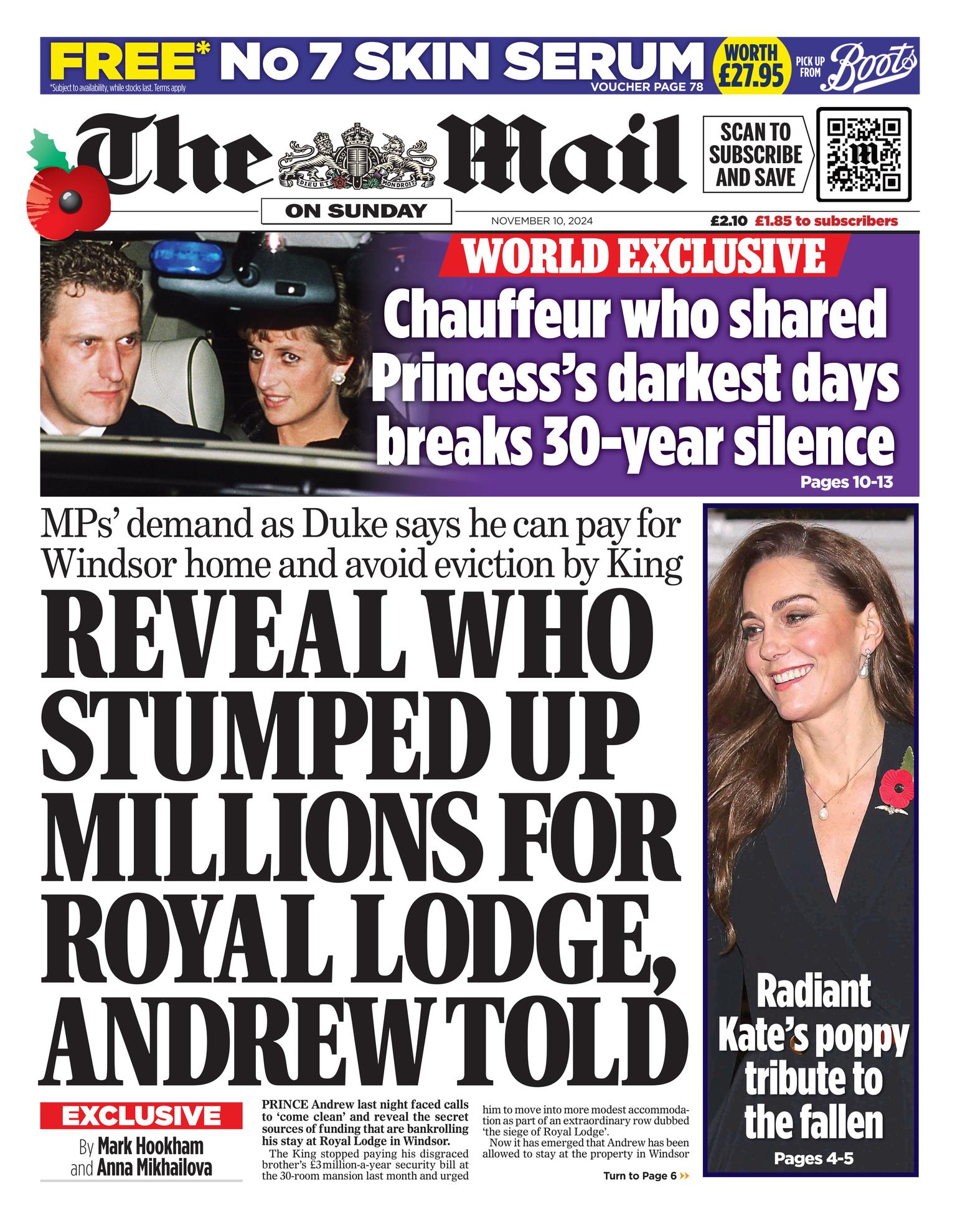 Daily Mail Front Page