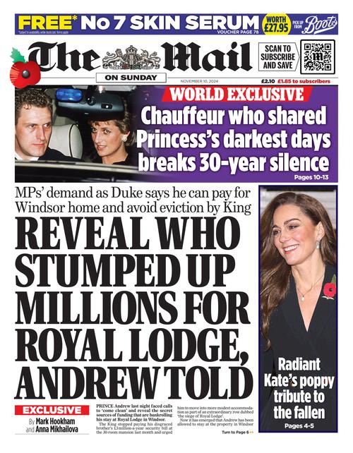 Daily Mail Front Page
