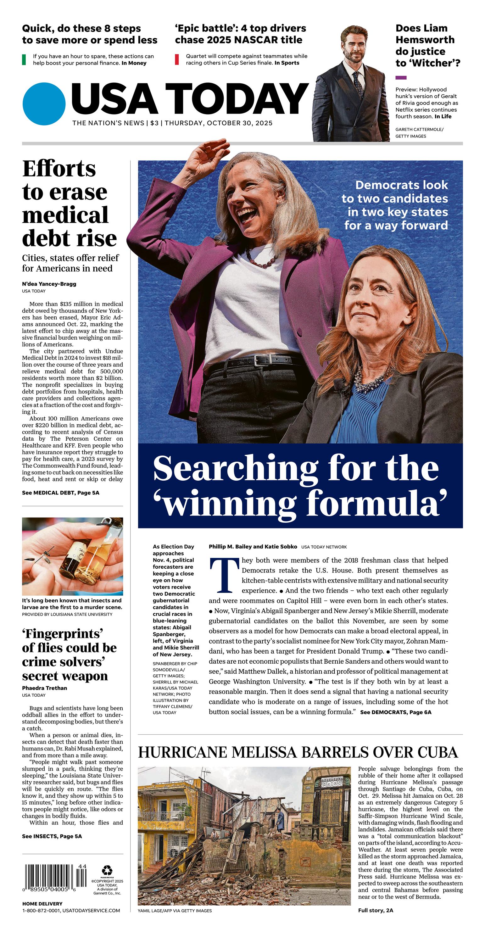 USA Today Front Page
