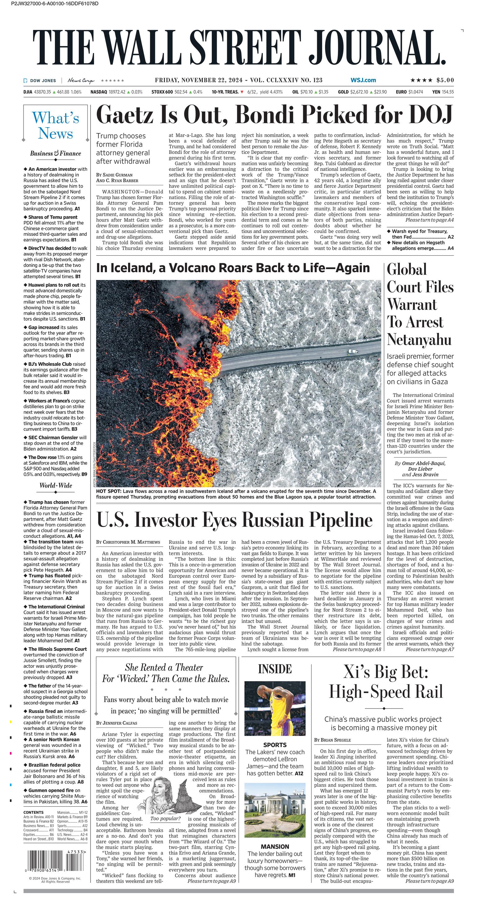 Today’s Front Pages: World News Headlines - Freedom Forum